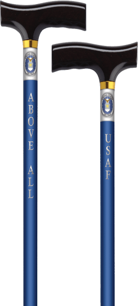 Straight Cane with Fritz Handle, US Air Force | The Breathing Shop