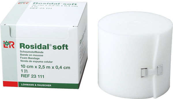 Rosidal Soft Foam Padding Bandage 4" x .16" x 2.7 yds. | The Breathing Shop
