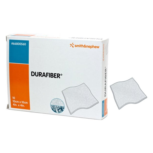 Durafiber Gelling Fiber Dressing, 4" x 4" | The Breathing Shop