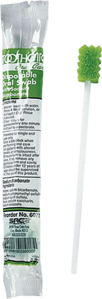 Toothette Plus Oral Swab with Sodium Bicarbonate | The Breathing Shop
