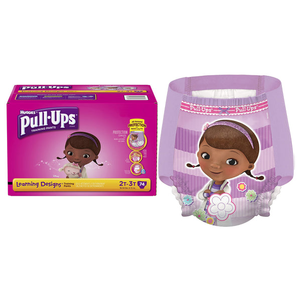 Pull-Ups Learning Designs Training Pants, Girl, 2T-3T, Giga Pack | The ...