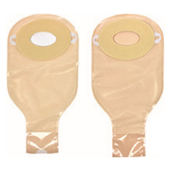 Special Nu-Flex Pre-Cut 1" Round Deep Convex Drain Pouch With Barrier ...