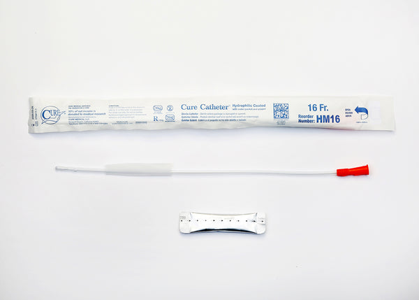 Male 16 French Hydrophilic Coated Sterile Intermittent Urinary Catheter ...