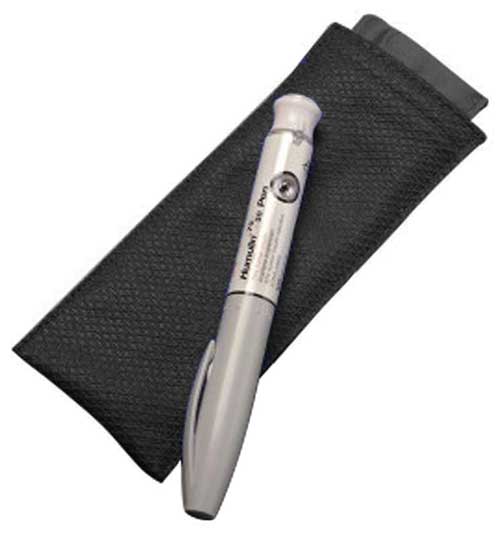 Poucho Cooling Pouch for Single Insulin Pen, Black | The Breathing Shop