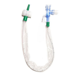 KIMVENT Turbo-Cleaning Closed Suction Catheter, Double Swivel Elbow, 12 ...