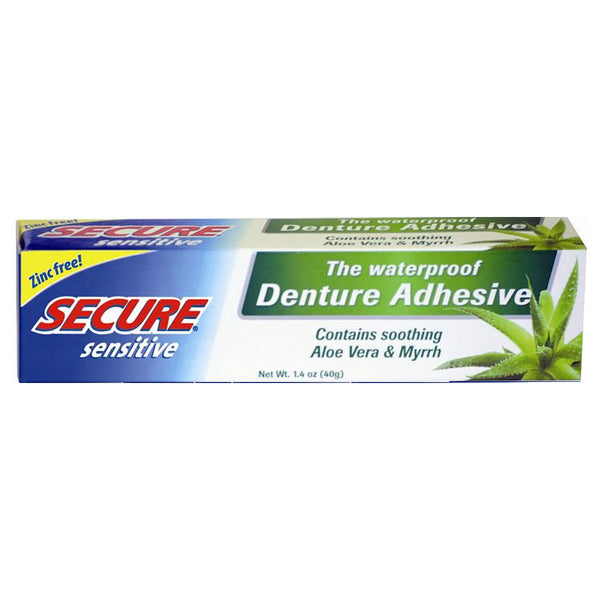Secure Sensitive Denture Adhesive | The Breathing Shop